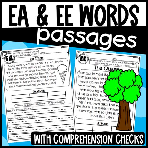 Ee And Ea Passages Made By Teachers