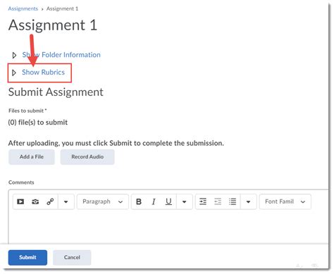 Grading Assignments Using Rubrics In D2l Centre For Excellence In