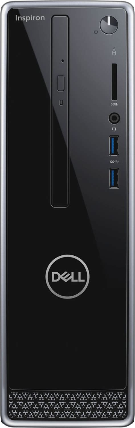 Best Buy Dell Inspiron Desktop Intel Core I3 8GB Memory 1TB Hard Drive Black With Silver Trim