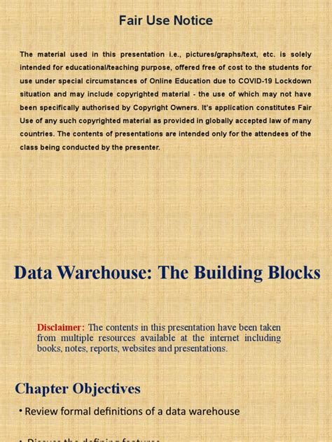 Chapter 2 Pdf Data Warehouse Metadata