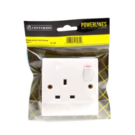 13 Amp 1 Gang Switched Wall Socket Listers Timber