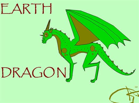 Earth Dragon By Collogethecat On Deviantart