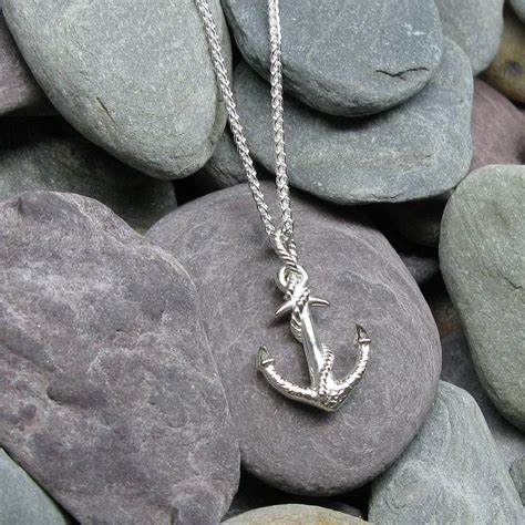Anchor Small Pendant Silver Seas Jewellery