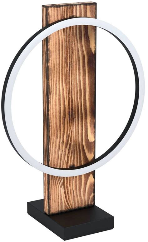 Eglo Boyal Tischlampe Schwarz Braun Rustikal 99457 Ab € 8490