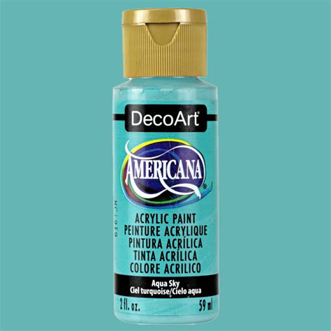 Aqua Sky Da333 Decoart Americana Acrylics 59ml Wildwood Art Supplies