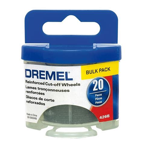 Dremel 426b 20 Pc Reinforced Cut Off Wheels Dremel