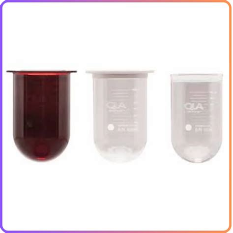 Glass Amber And Clear Tablet Dissolution Jar For Standard Dissolution