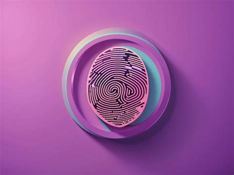 Premium Ai Image Digital Security At Your Fingertips 3d Fingerprint