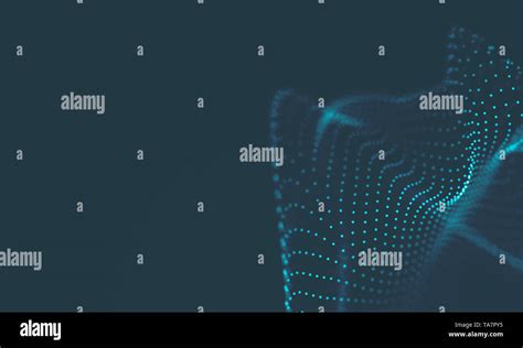 Abstract Music Background Big Data Particle Flow Visualisation