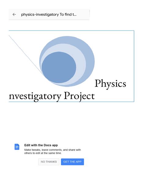Physics Investigatory To Find The Refractive Indices Of A Water B