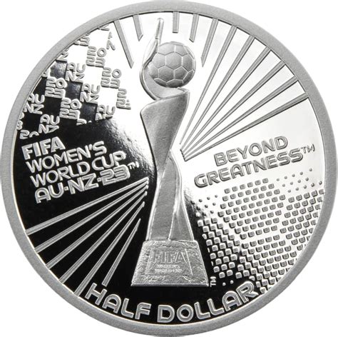 ½ Dollar Elizabeth Ii Posthumous Fifa Womens World Cup 2023