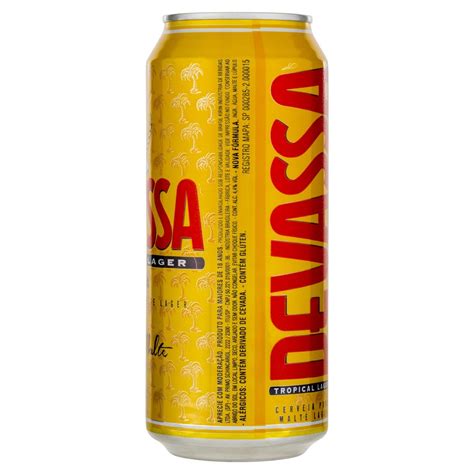 Cerveja Lager Puro Malte Tropical Devassa Lata 473ml Supermercado Moreirão