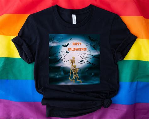 Skeleton Getting Skull In Graveyard Mens Womens Halloween Etsy