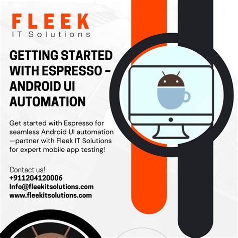 Getting Started With Espresso Android Ui Automation Fleek It Solutions Software Testing