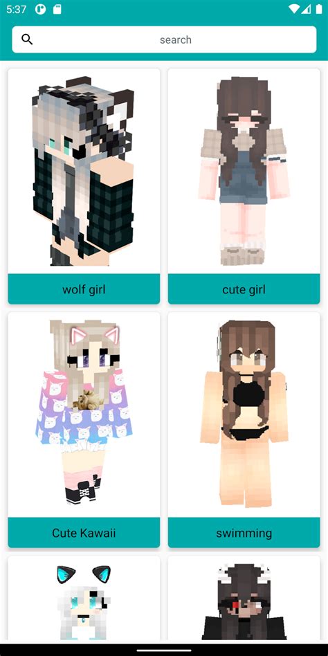 Girl Skins For Minecraft Pe Para Android Descargar