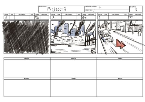 Unreleased Work Opening Scene Storyboard Behance