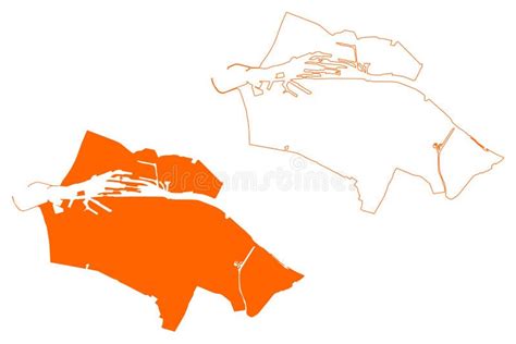 Velsen Municipality Stock Vector Illustration Of Geography 275822175