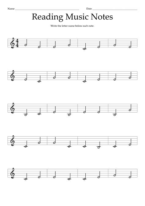 14 Piano Note Reading Worksheets Printable Artofit