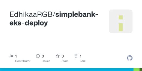 Github Edhikaargbsimplebank Eks Deploy