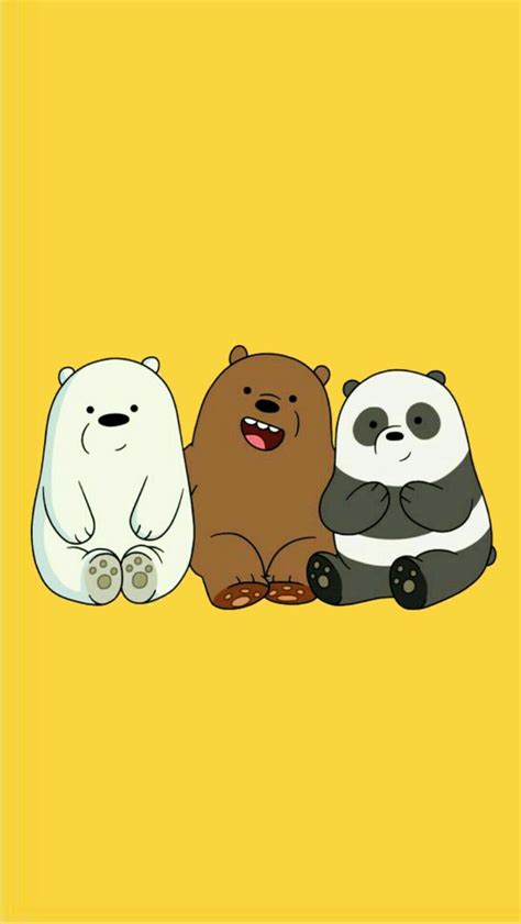 Cute Iphone We Bare Bears Wallpapers Wallpaper Cave