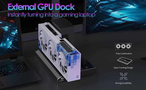 Gpu Enclosure For Thunderbolt 3 Usb4 0 40gbps External Gpu Dock Station M 2 Nvme