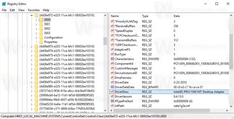 Change Network Card MAC Address In Windows
