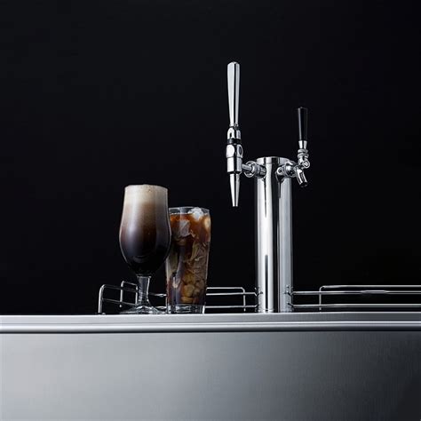 Summit 24 Wide Built In Dual Tap Cold Brew And Nitro Coffee Kegerator