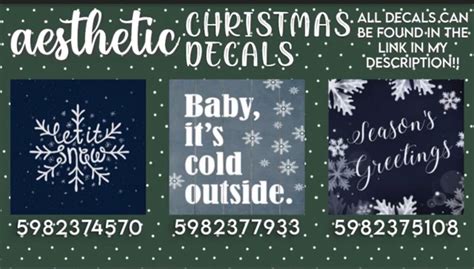 Winter Decals Not Mine