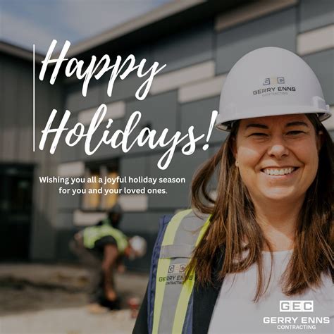 Gerry Enns Contracting Wishes Everyone A Season Filled With Gratitude And Happiness To Our