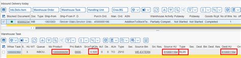 Ewm Delete Handling Unit When Adding To Existing Sap Community
