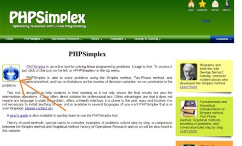 phpsimplex simplex linear programming analytics4all
