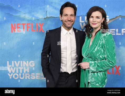 L R Paul Rudd And Aisling Bea At The Netflixs Living With Yourself