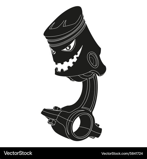 Piston Royalty Free Vector Image Vectorstock