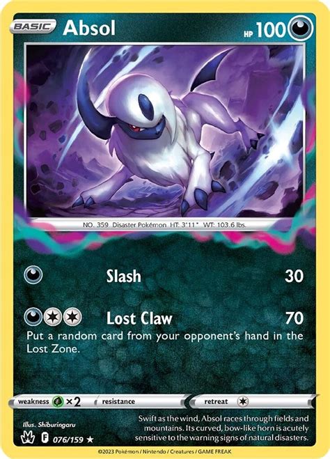 absol crown zenith pokemon