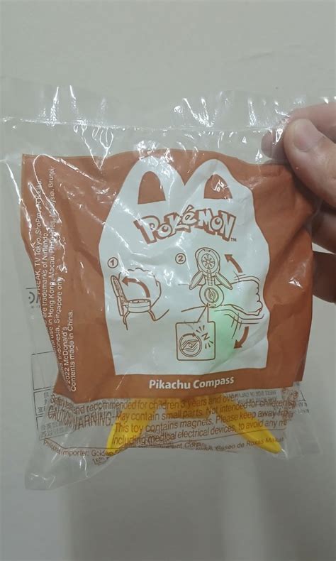 Mcdonalds Pokemon Pikachu Compass Hobbies And Toys Toys And Games On Carousell