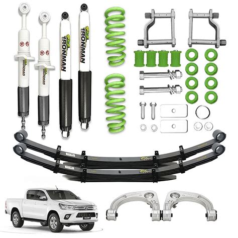 Kit Suspensão Ironman Nitrogás Full Para Toyota Hilux 2016 A 2024 4x4 Store Brasil