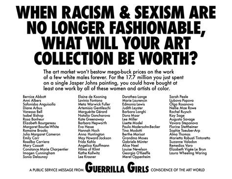 Observer Arts Interviews The Guerrilla Girls “kathe Kollwitz” Observer
