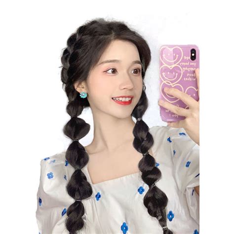 高双马尾麻花辫森系第3页大山谷图库