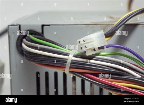 Computer Atx Non Modular Power Supply Unit Front Side Outdated Power