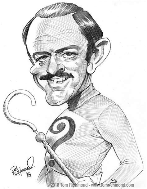 Tom Richmond Batman Caricatures Riddler 02