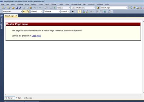 C Blog Engine 20 Error Stack Overflow