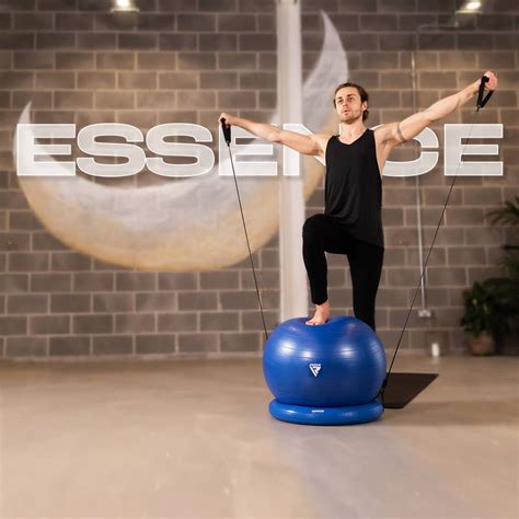 Rdx Yoga Ball With Base And Straps Rdx Sports Usa