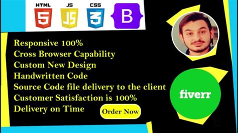 Do Html Css And Javascript To Create A Website By Irfanahmed Fiverr