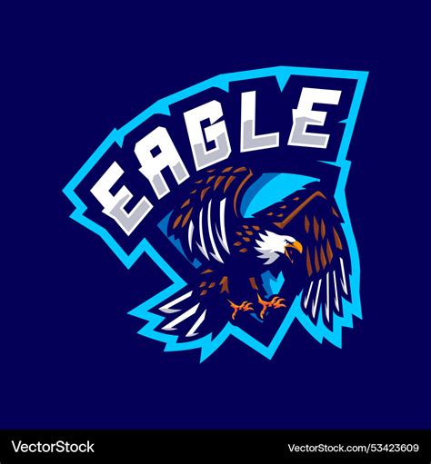 Eagle Fly Royalty Free Vector Image Vectorstock