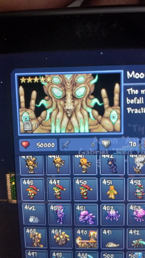 Just Beat Moon Lord Thanks Yall Help R Terraria