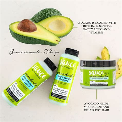 Sauce Beauty Guacamole Whip Deep Moisture Hair Mask Deep Conditioner
