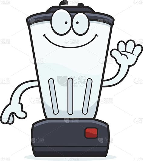 卡通搅拌机挥舞着素材 花瓣网