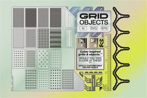 Grid Objects Graphics Pack Graphics Youworkforthem