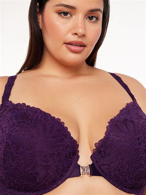 Romantic Corded Lace Push Up Bra In Purple Savage X Fenty Uk United