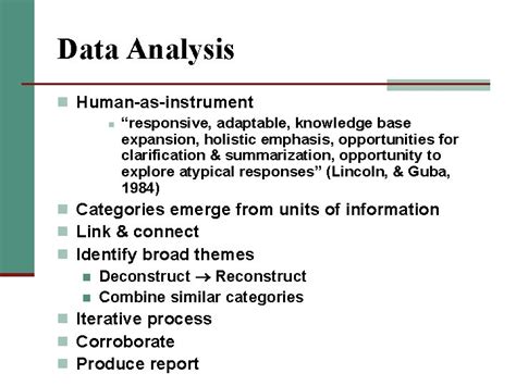 Analyzing Qualitative Data Chapter 8 Making Sense Of